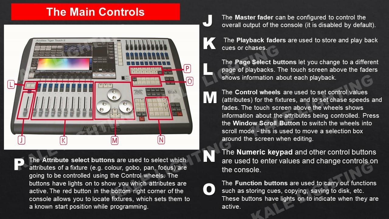 1-2. Tiger Touch Console Introduction – KALE LIGHTING
